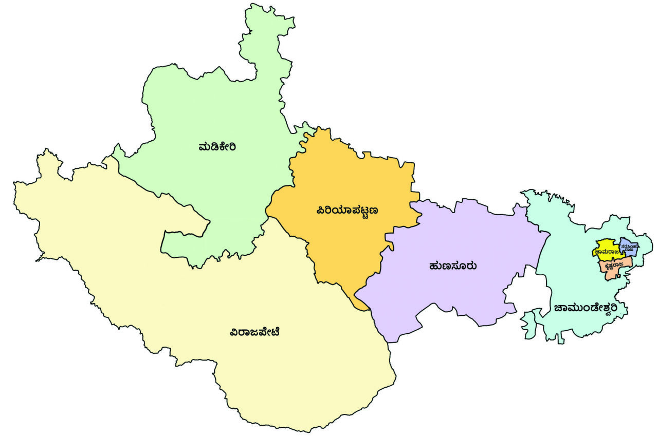 mysore-parliamentary-constituency-map - ವಿಜಯವಾಣಿ