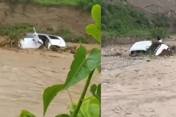 9 people end life 2 missing after car swept away in flooded rivulet in ...